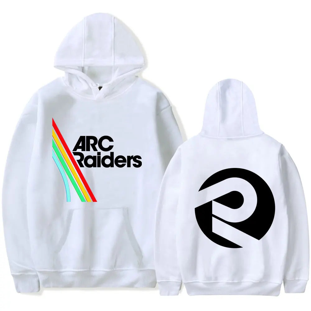 Arc Raiders White Hoodie - Logo – Arc Raiders Merch