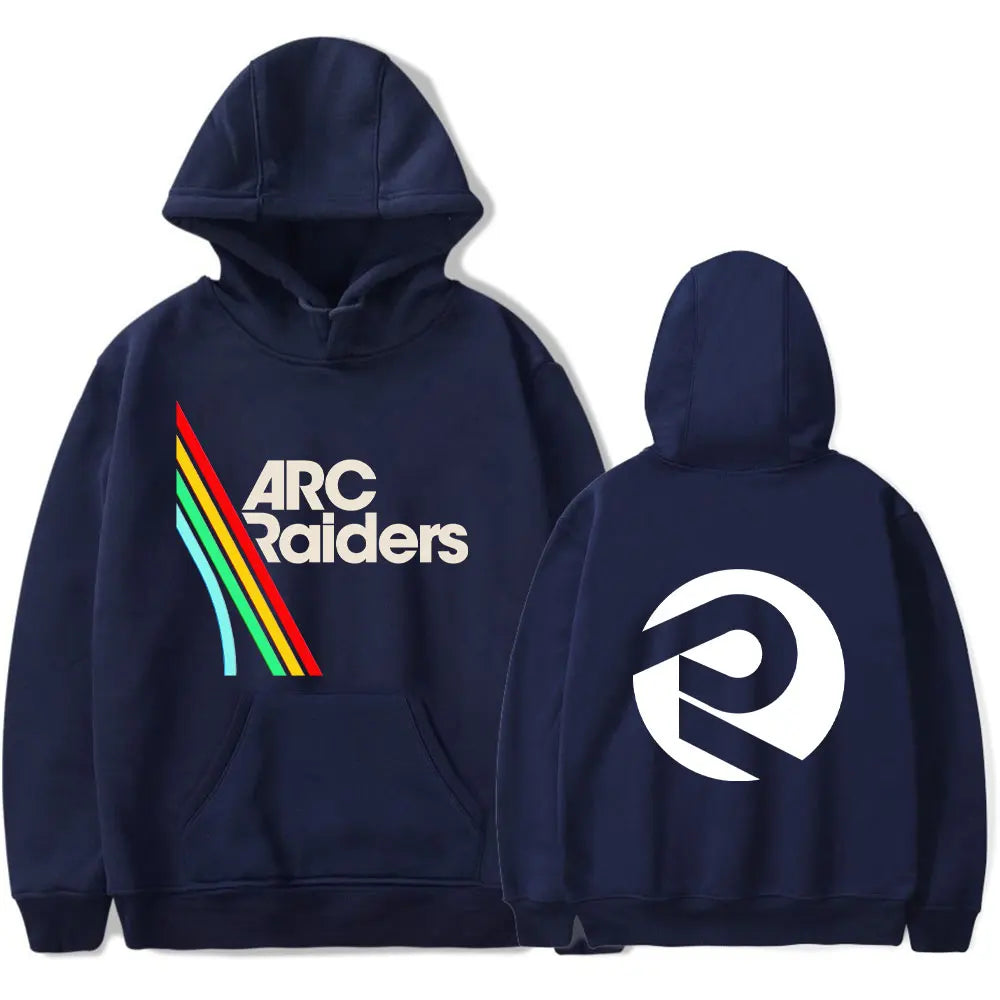 Arc Raiders Navy Blue Hoodie - Logo – Arc Raiders Merch